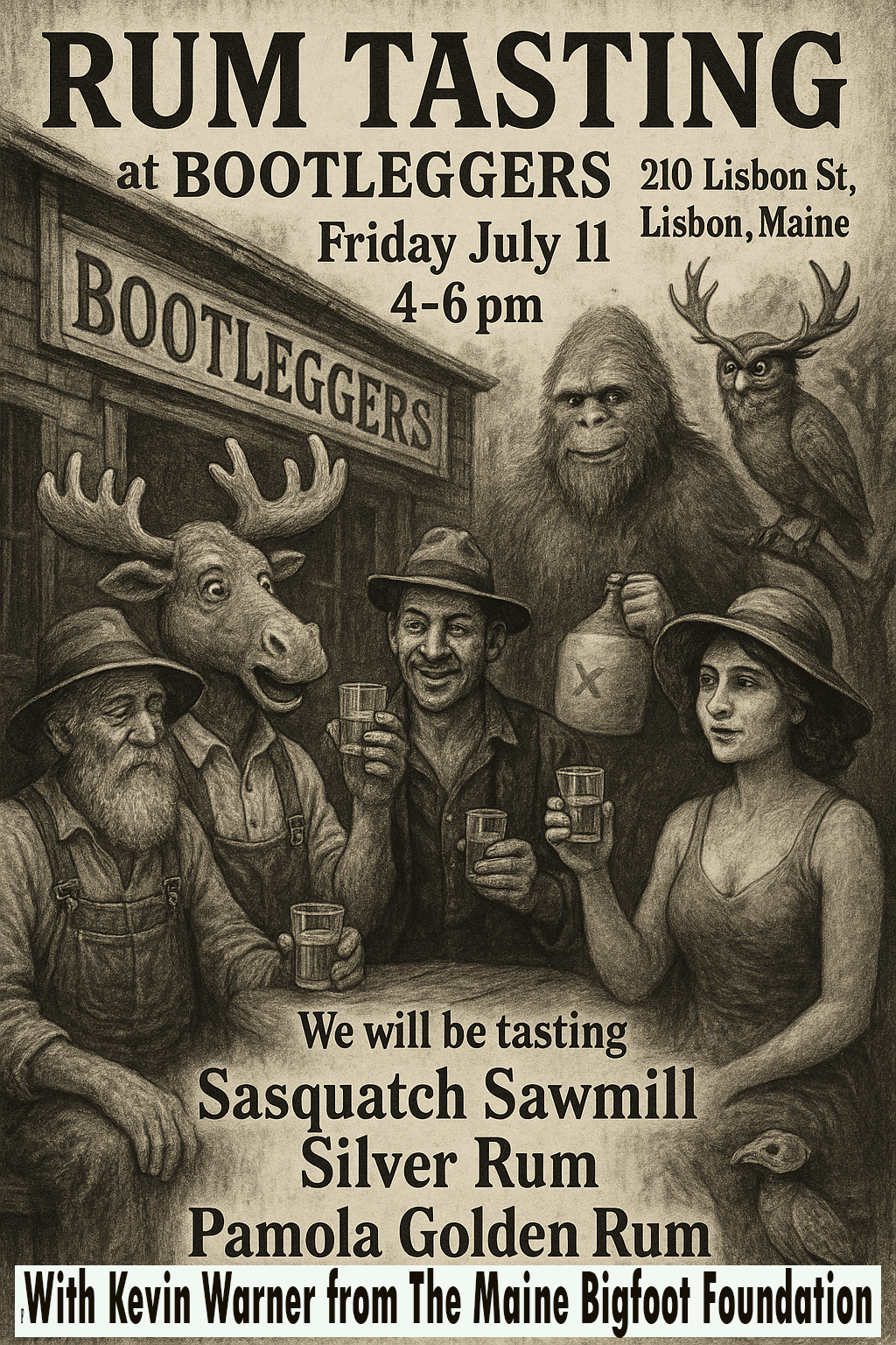 Tasting at Bootleggers in Lisbon - Arbor Distillery