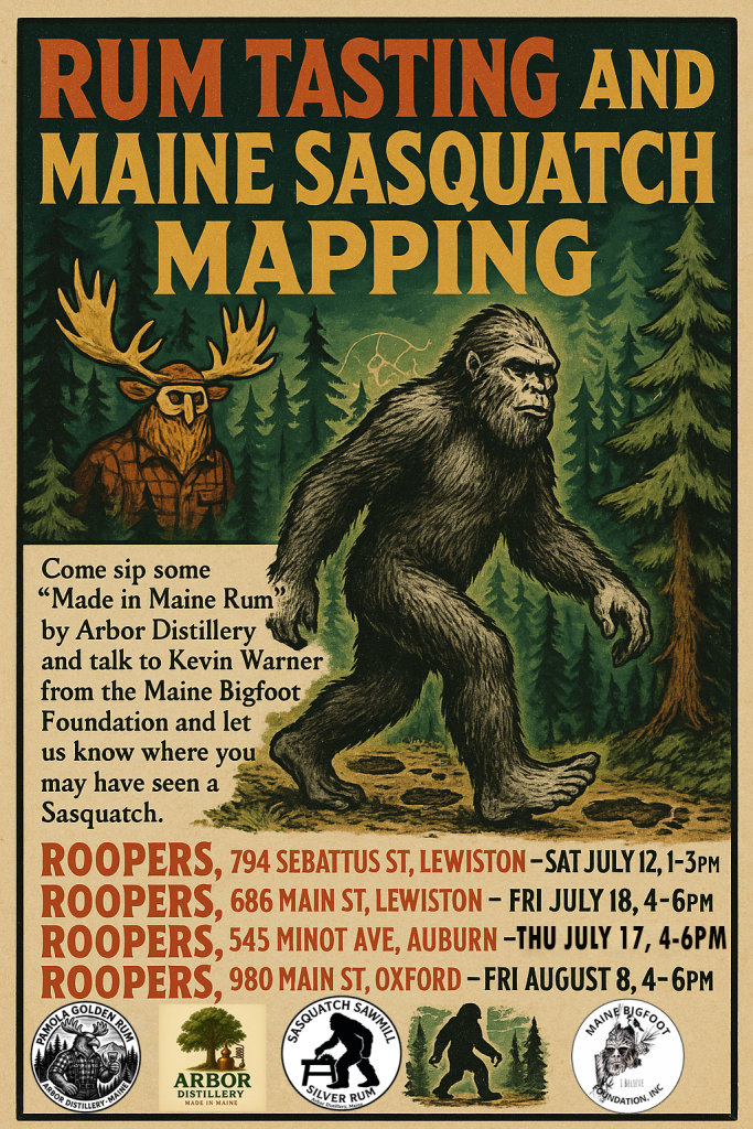 Tasting and Sasquatch Sighting Mapping Project at Roopers Main St ...